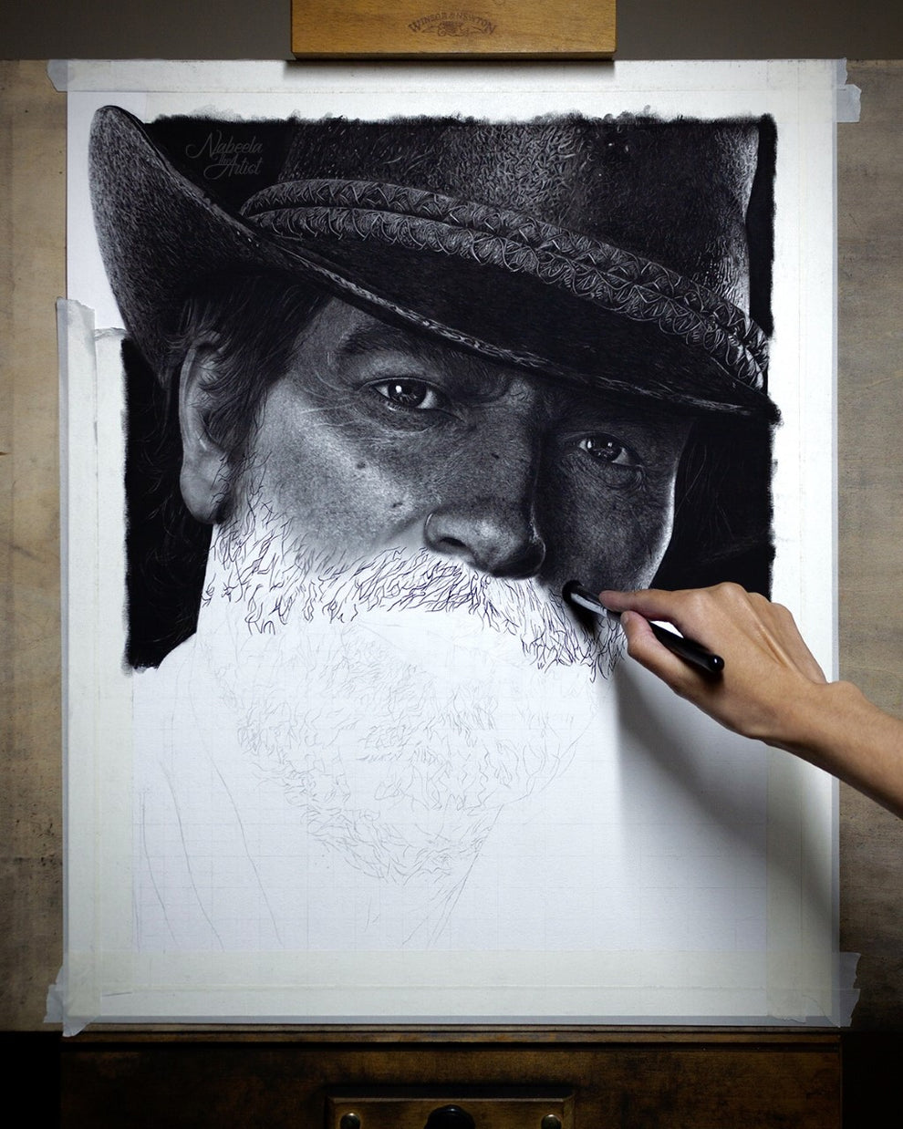 Arthur Morgan | Giclée Fine Art Print | Charcoal Drawing – Nabeela The ...